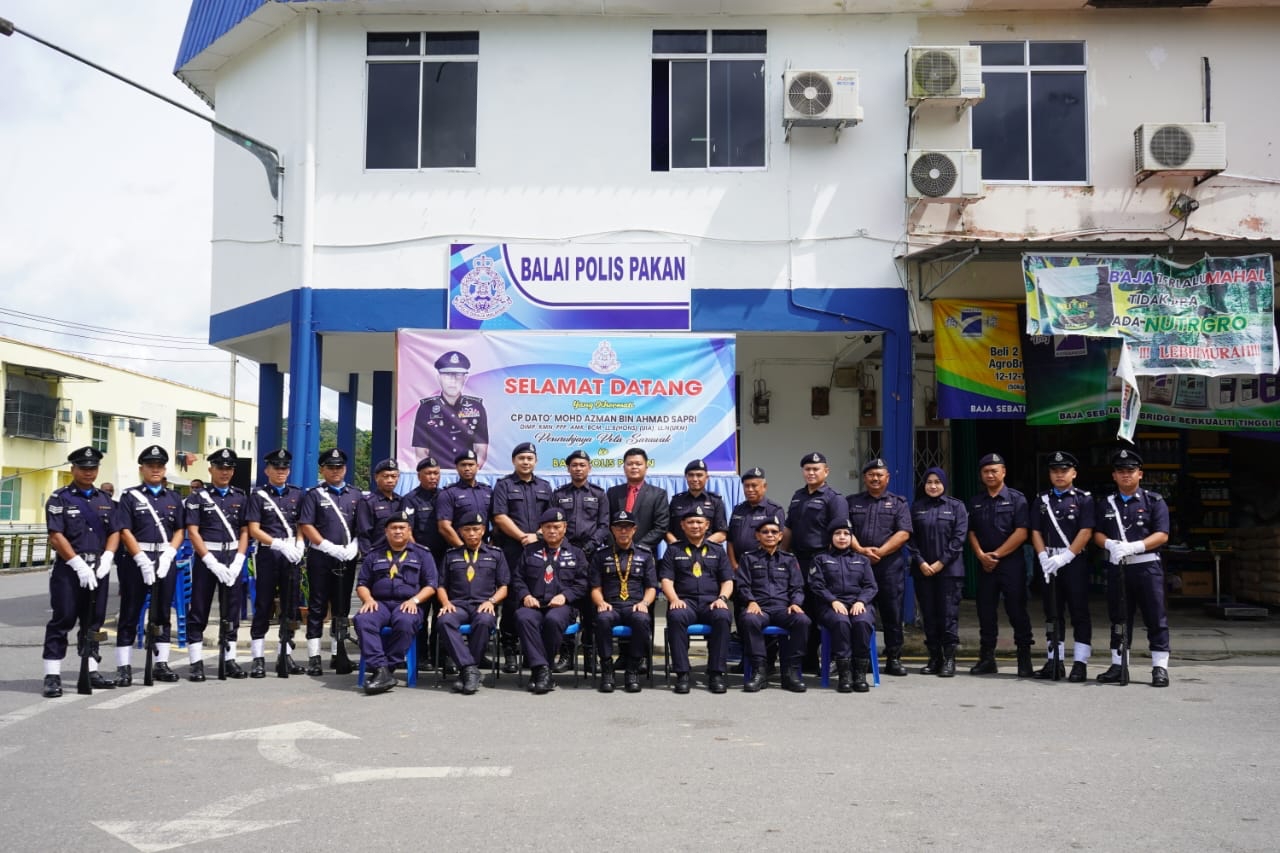 Pesuruhjaya Polis rasmi bangunan Balai Polis Baharu Pakan - UTUSAN SARAWAK