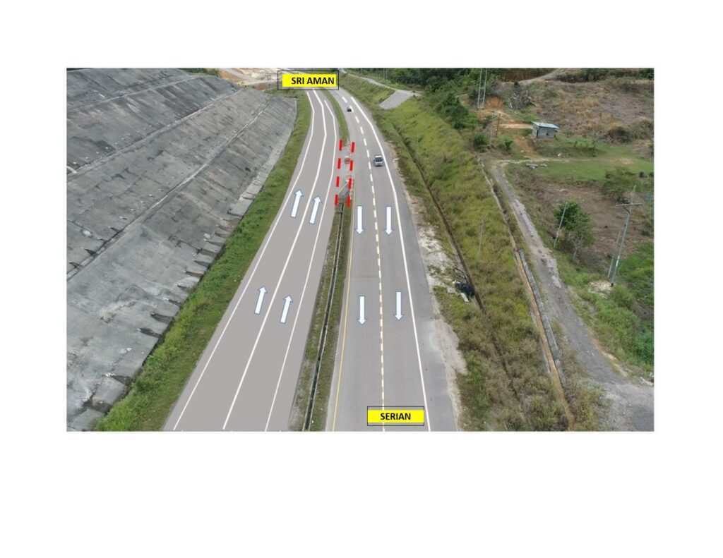 Jalan dua hala LPB KM38-KM48 dibuka hari ini - UTUSAN SARAWAK